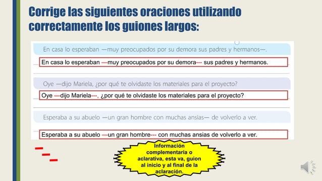 GUIÓN LARGO O RAYA CLASE 01.pptttttttttttx | PPT