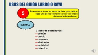 GUIÓN LARGO O RAYA CLASE 01.pptttttttttttx | PPTX