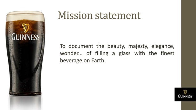 Guinness marketing strategy | PPTX | Alcoholic Beverages | Food & Drink