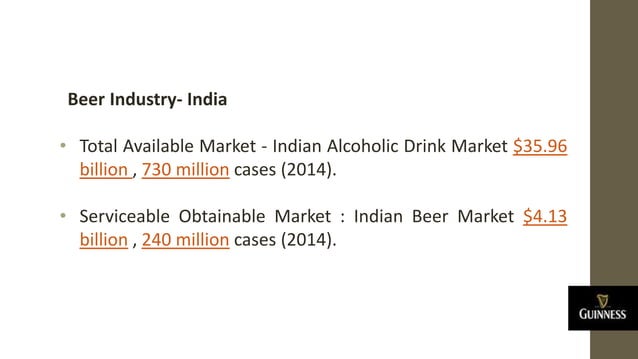 Guinness marketing strategy | PPTX | Alcoholic Beverages | Food & Drink