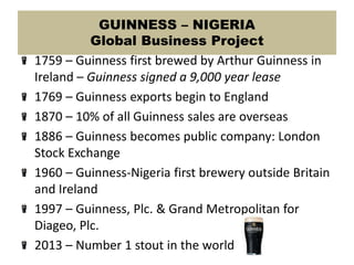 Guinness Presentation by James Piper_Traci Santillanes_Terrence Smith ...
