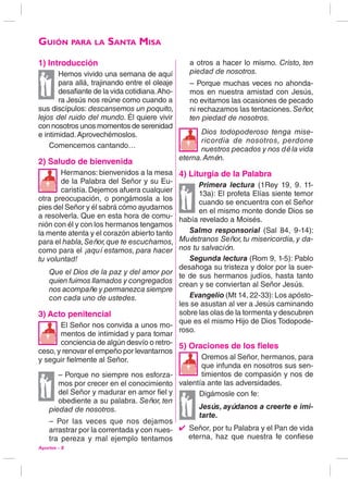 Guion misa-ciclo-a-domingo-19 | PDF