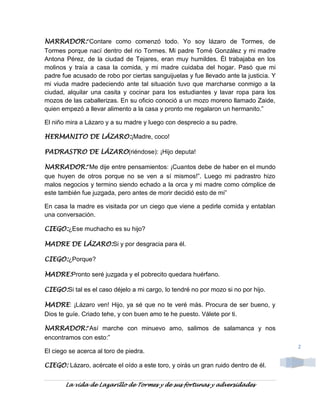 Guion lazro | DOCX