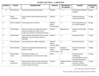 GUION TECNICO sobre como hacer un guion tecnico | PDF