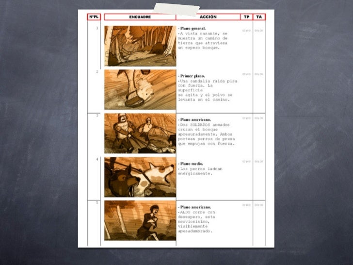 Guión Técnico, StoryBoard