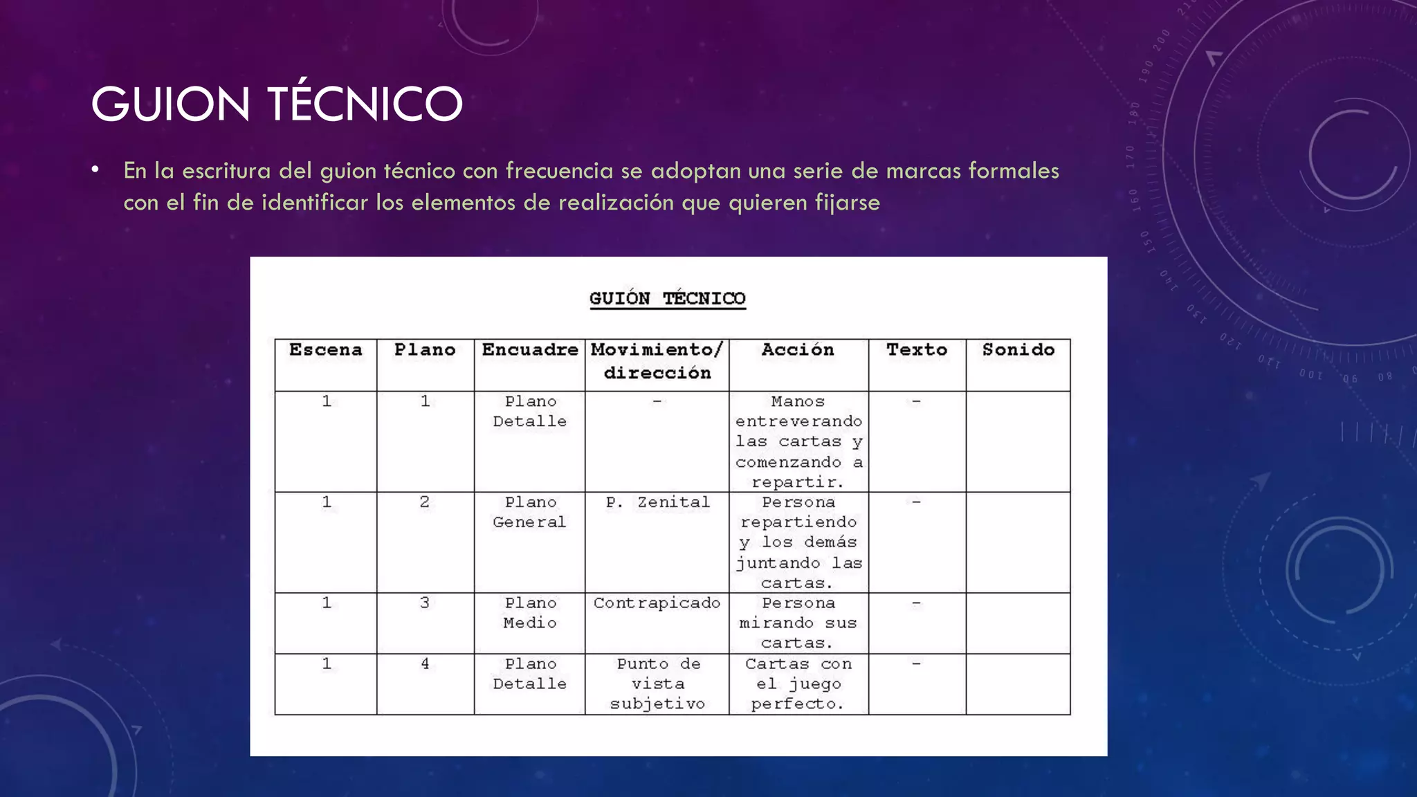 Guion tecnico - storyboard | PDF