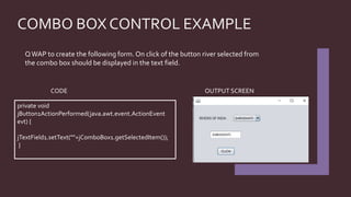 GUI programming | PPTX | Operating Systems | Computer Software and ...