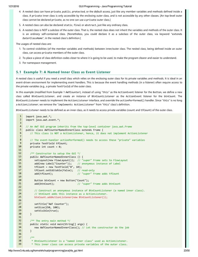 GUI JAVA PROG ~hmftj | PDF