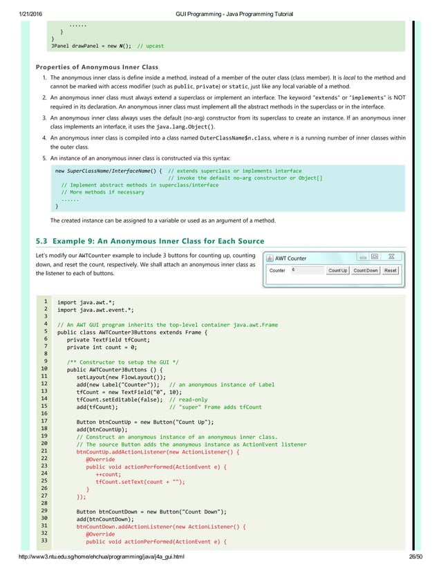 GUI JAVA PROG ~hmftj | PDF