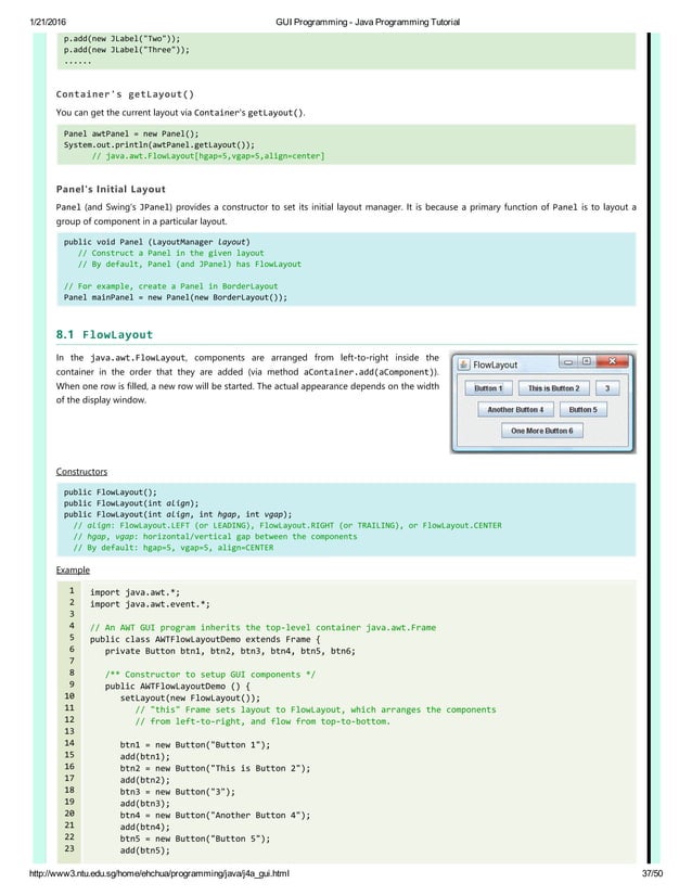 GUI JAVA PROG ~hmftj | PDF