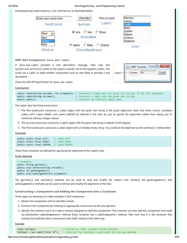 GUI JAVA PROG ~hmftj | PDF