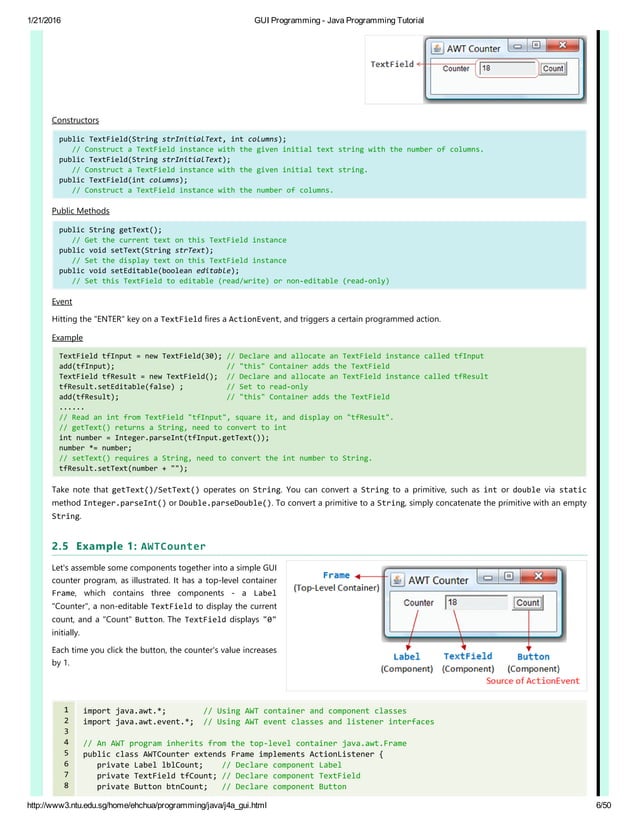 GUI JAVA PROG ~hmftj | PDF