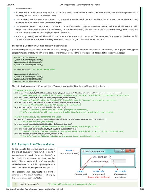 GUI JAVA PROG ~hmftj | PDF