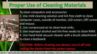 OBTAIN TOOLS, EQUIPMENT AND TESTING DEVICES | PPTX