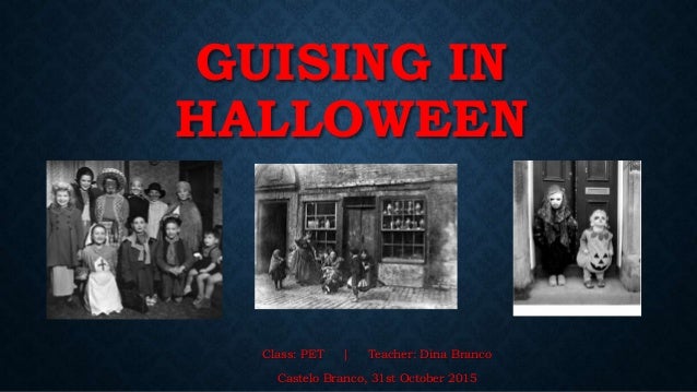 Guising in Halloween