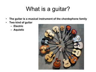 Playing a guitar | PPT | Music | Entertainment