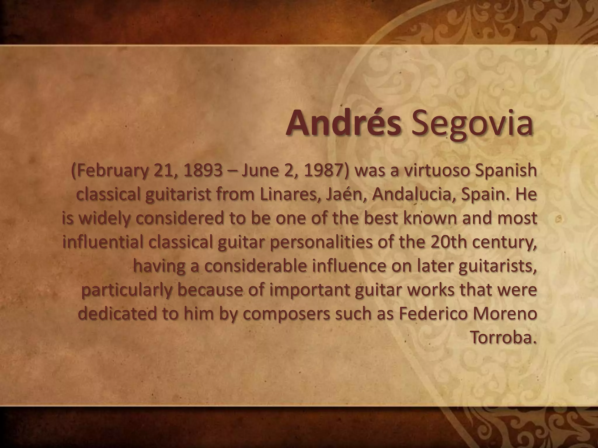 Famous Guitarists of the World | PPTX | Classic Rock | Rock Music