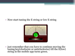 Guitar lesson for beginners | PPTX