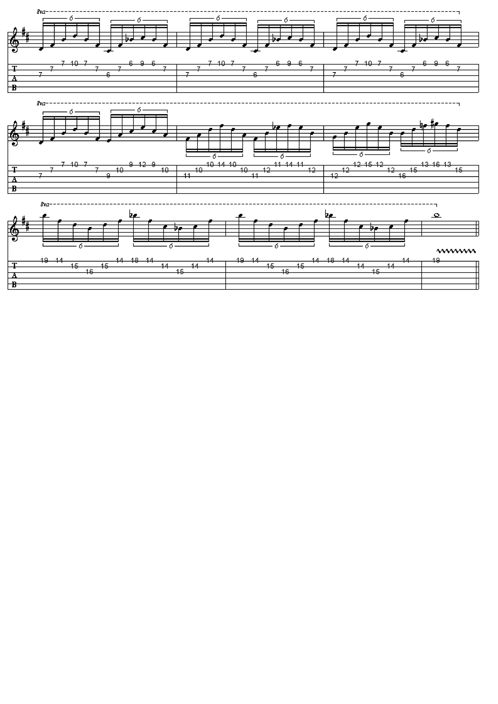 Guitar lessons sweep picking - exercises sweep | PDF