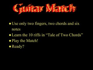 Guitar Match | PPT