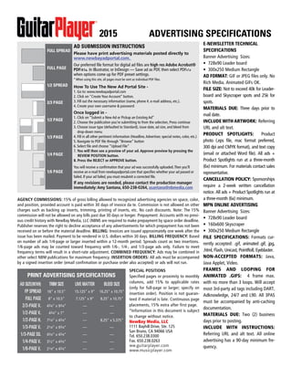 Guitar media pack | PDF