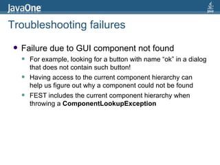 Rich GUI Testing: Swing and JavaFX | PPT