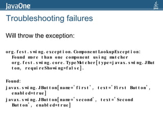 Rich GUI Testing: Swing and JavaFX | PPT