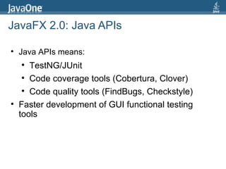 Rich GUI Testing: Swing and JavaFX | PPT