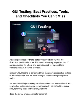 GUI Testing_ Best Practices, Tools, and Checklists You Can’t Miss.pdf