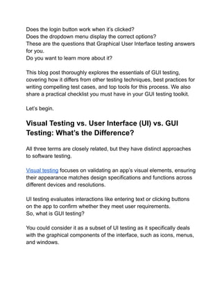 GUI Testing_ Best Practices, Tools, and Checklists You Can’t Miss.pdf