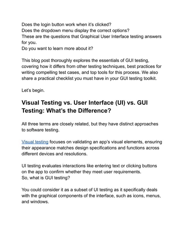 GUI Testing_ Best Practices, Tools, and Checklists You Can’t Miss.pdf