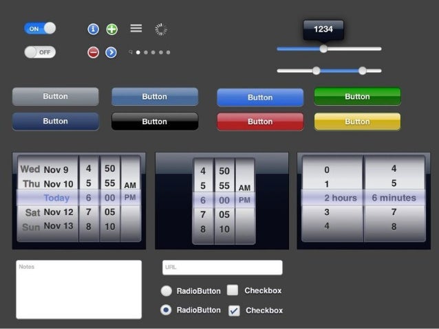 GUIToolkits: User Interface Design Toolkits for iOS, Android and Web