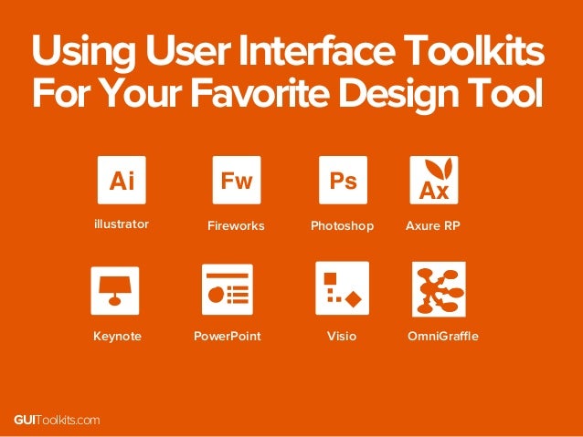 GUIToolkits: User Interface Design Toolkits for iOS, Android and Web