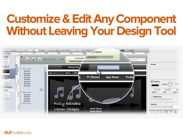 GUIToolkits: User Interface Design Toolkits for iOS, Android and Web