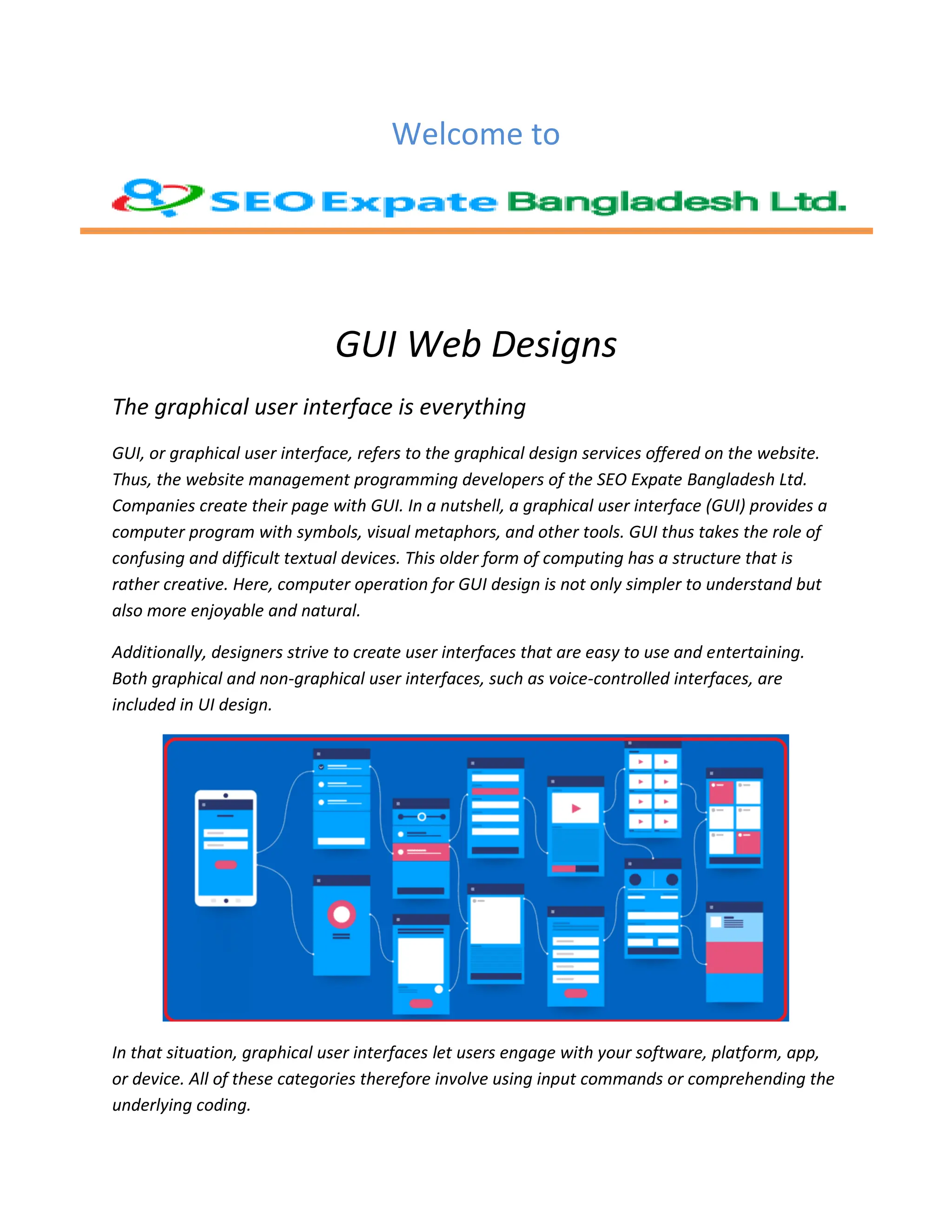 GUI Web Designs.pdf | Computing | Technology & Computing