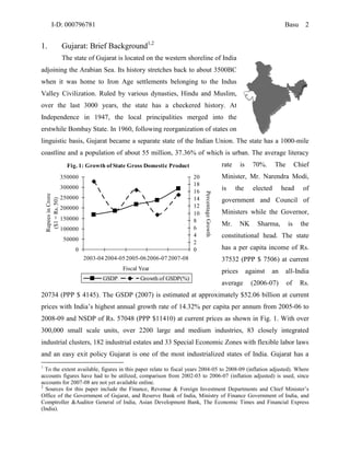 Gujarat budget analysis project | PDF