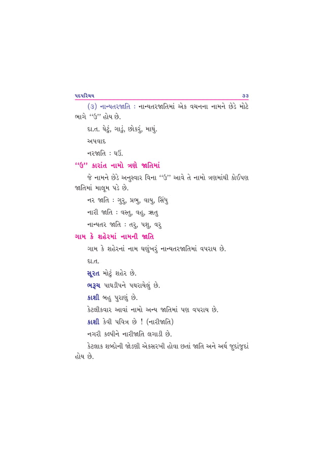Gujarati language grammar | PDF | Personal Celebrations & Life Events