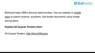 Gujarat tenders | PPTX