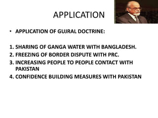 Gujral doctrine | PPTX