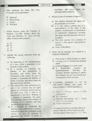 Aibe question paper may 2015 | PDF