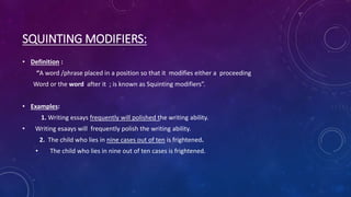 Modifiers | PPT