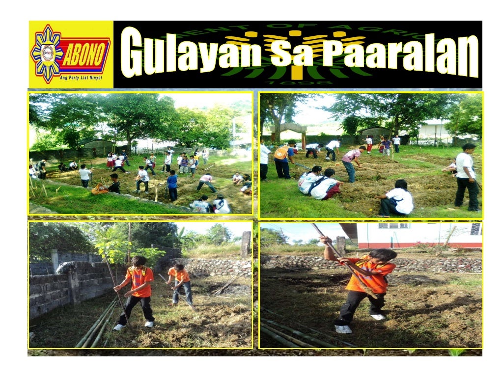 Gulayan Sa Paaralan Narrative Report