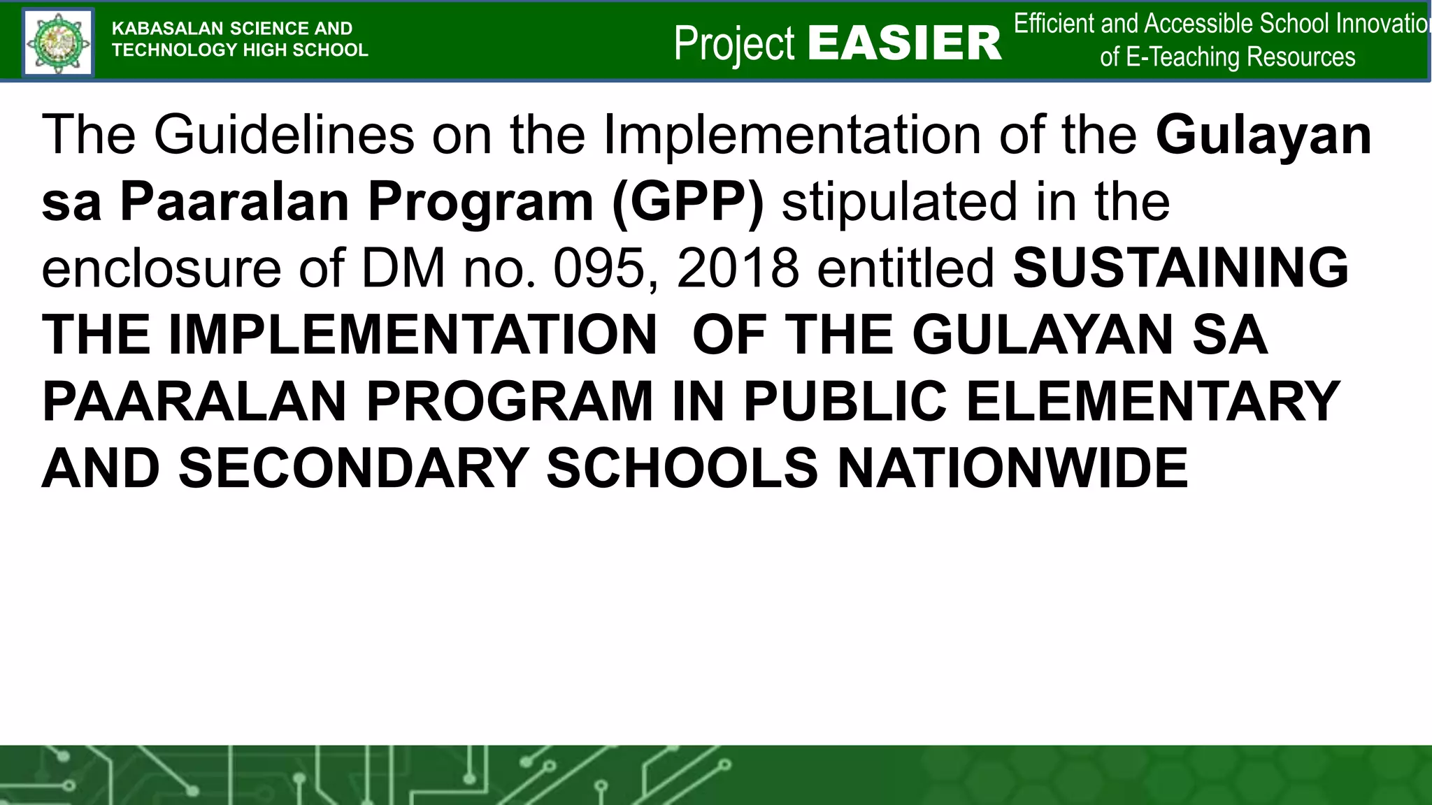 GULAYAN SA PARALAN.pptx