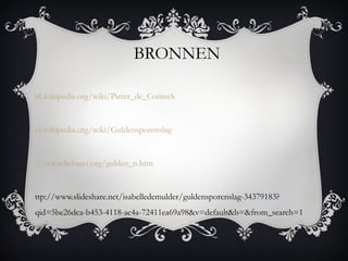 Guldensporenslag | PPT