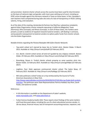 Gulen Massachuetts Operation | PDF