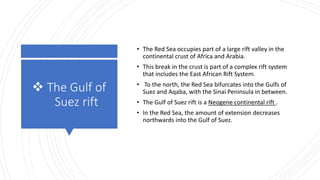 the culf of suez rift | PPTX