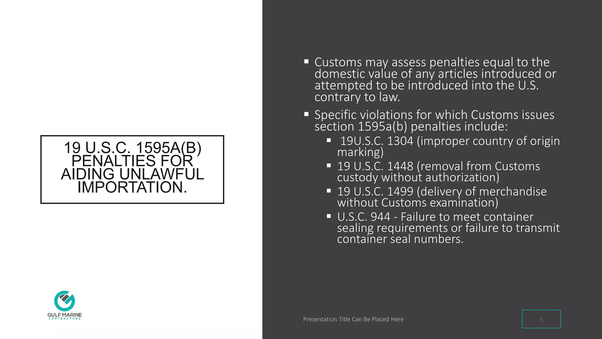 US Customs Vessel Entry / Clearance Requirements | PDF