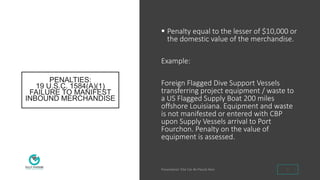 US Customs Vessel Entry / Clearance Requirements | PDF