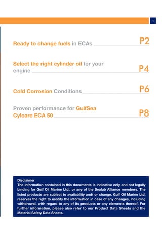 Gulf Oil Marine - Brief on ECA Operations | PDF