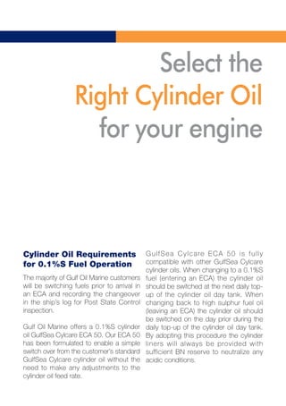 Gulf Oil Marine - Brief on ECA Operations | PDF